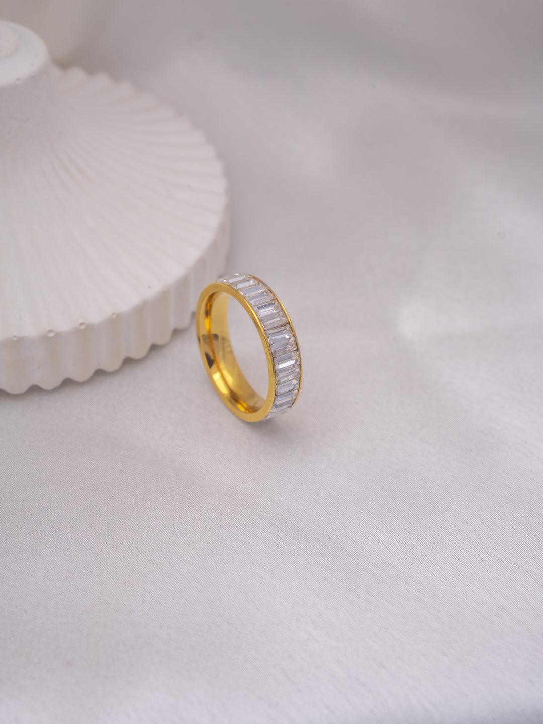 Elegant CZ Baguette Ring | Perfectly Average Jewellery